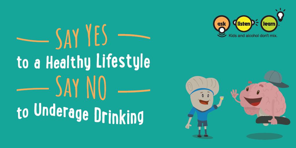 Kids Saying No To Alcohol