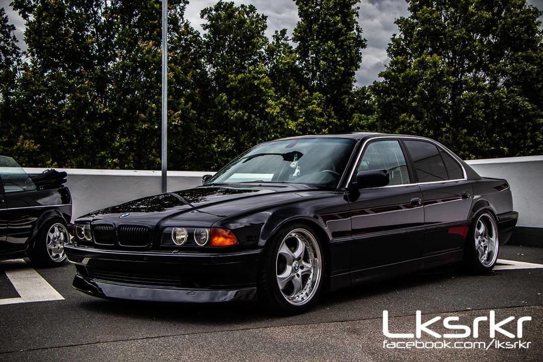Bmw E38 Tuning 740i BMW 7, Gray Matte Sedan, Tuning E38, Classic Cars,