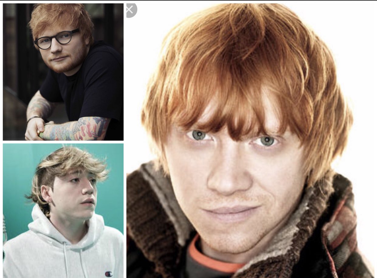 Ron Weasley Real Name Ed Sheeran