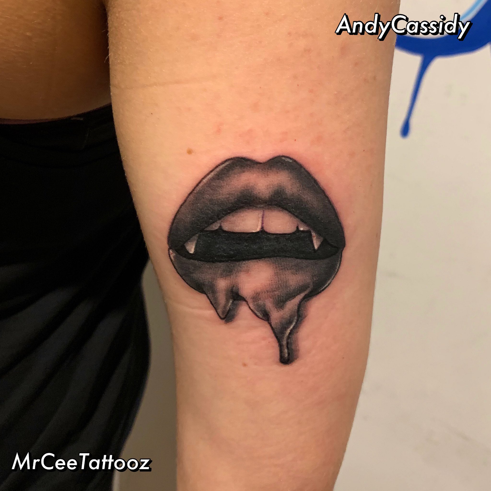 Mr Cee Tattoo © on Twitter: "Done today at #MrCeeTattooz RT if ya dig a #VampireChick!…