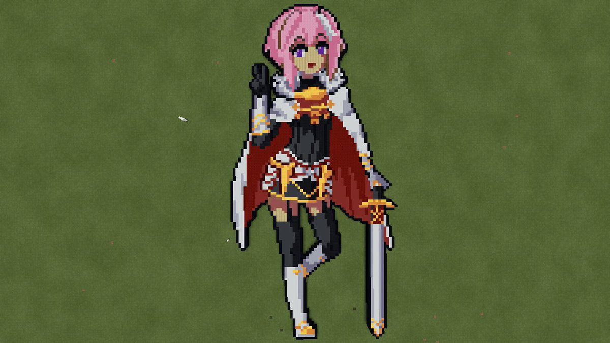 Pixel Art Minecraft Anime