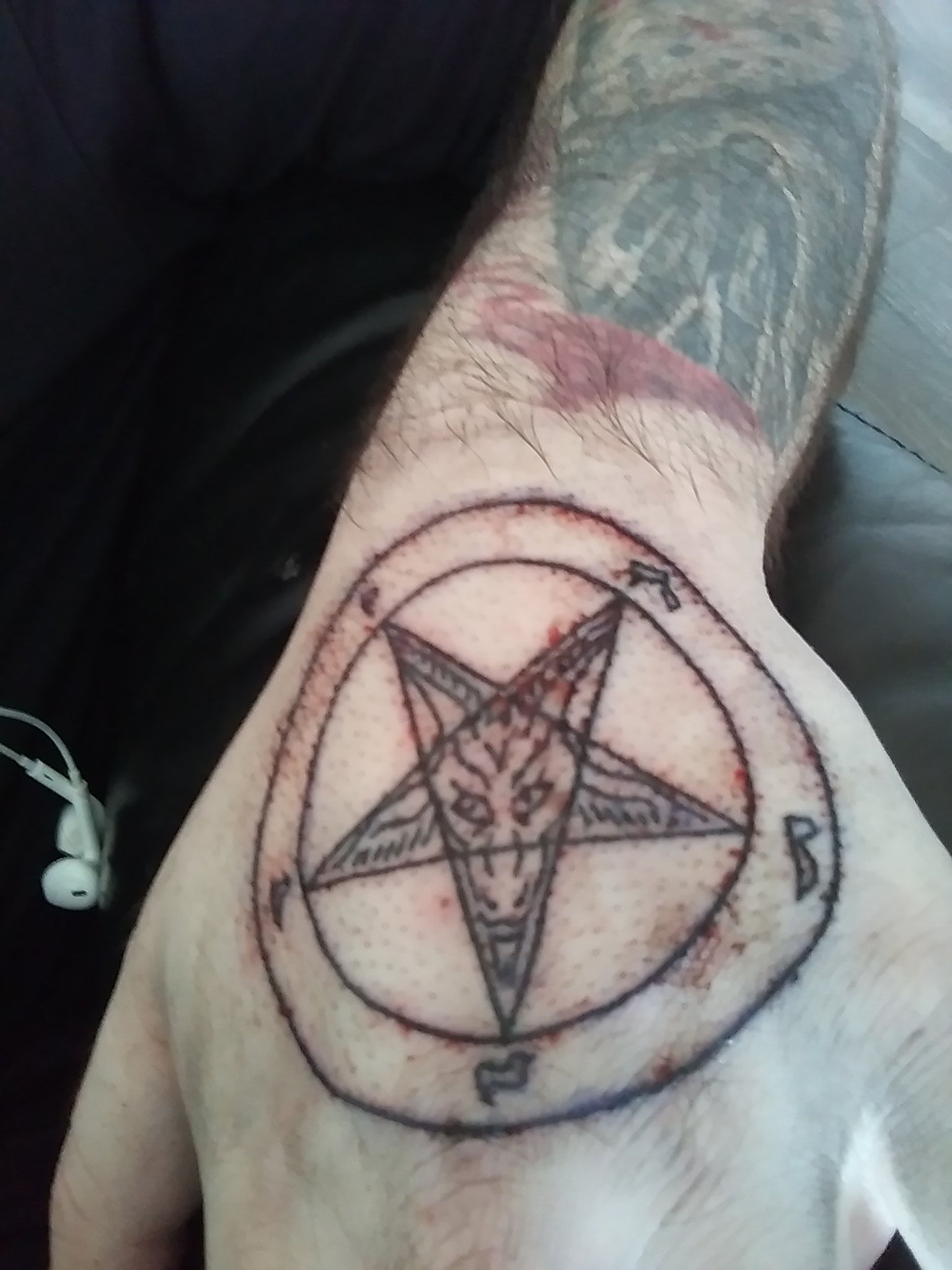 Satanic Star Tattoos