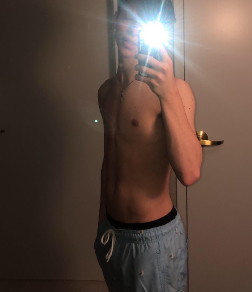 Guy Selfie Abs No Face