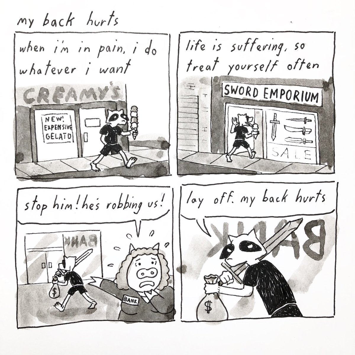 「do whatever feels good when things feel bad 」alex krokusの漫画