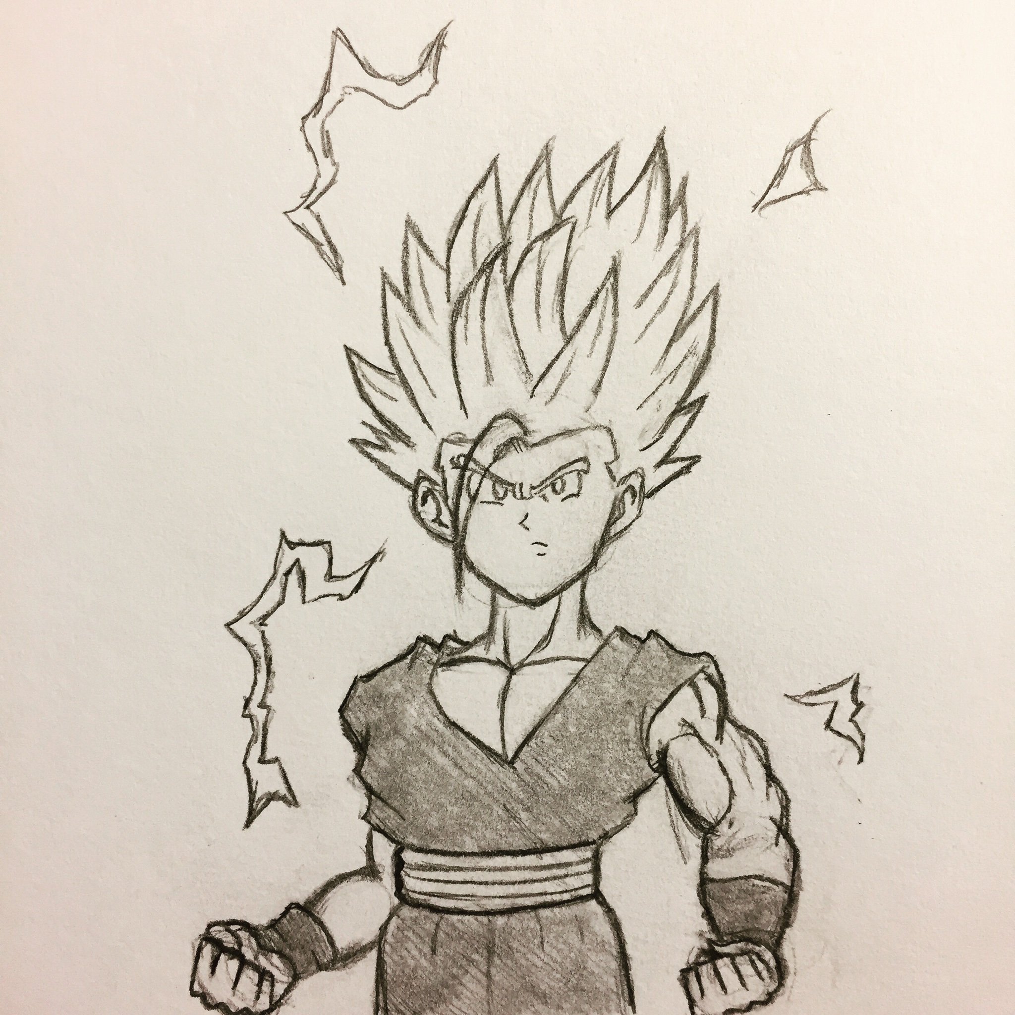Gohan Ssj2 Drawing Full Body
