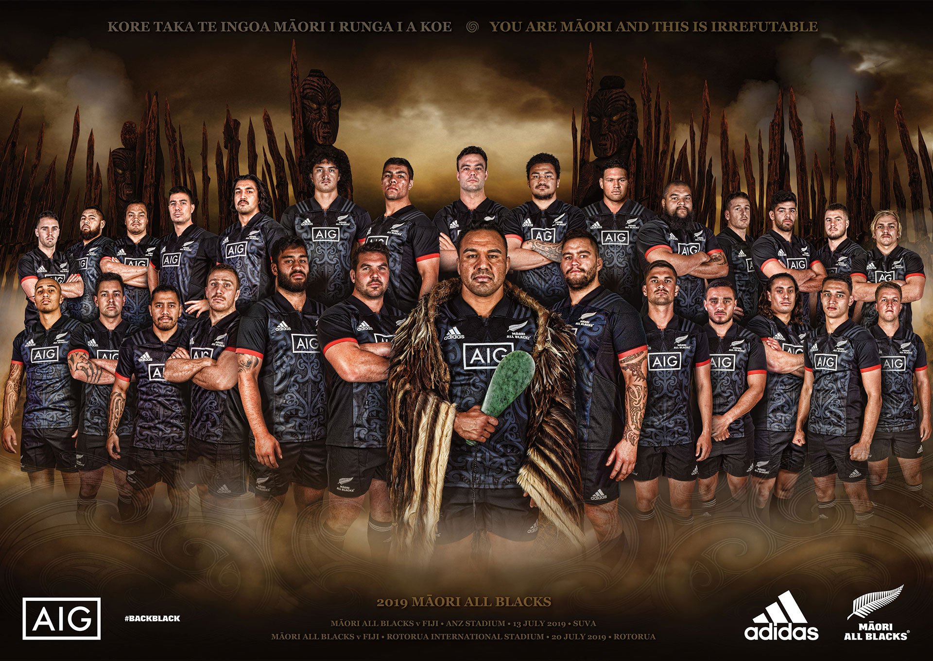 All Blacks Haka Poster
