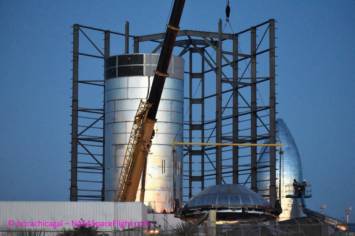 SpaceX's Container in Boca Chica made a new offering to the Prototype ...