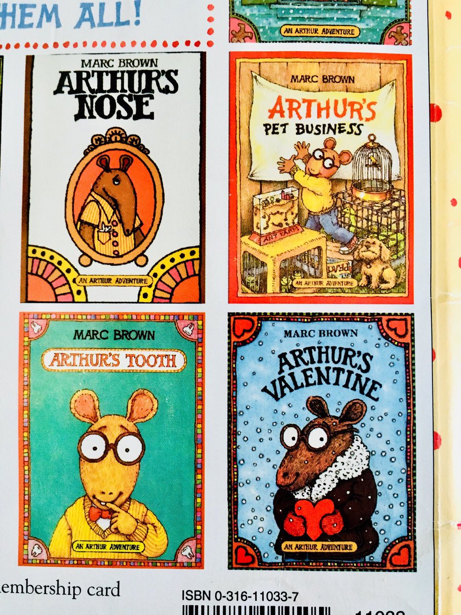 Arthur The Aardvark Long Nose