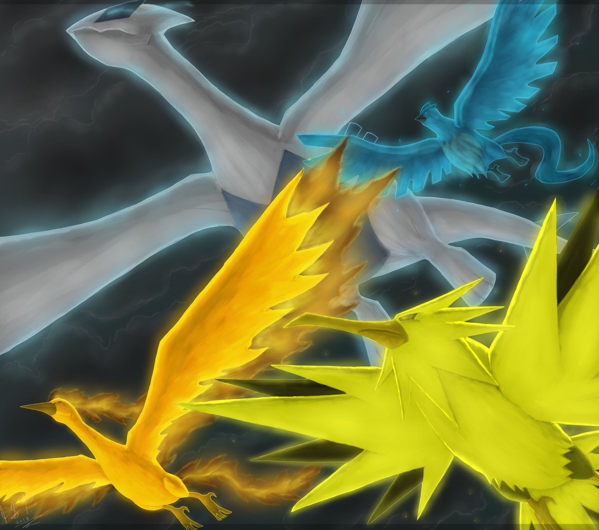 Legendary Bird Pokemon Wallpaper