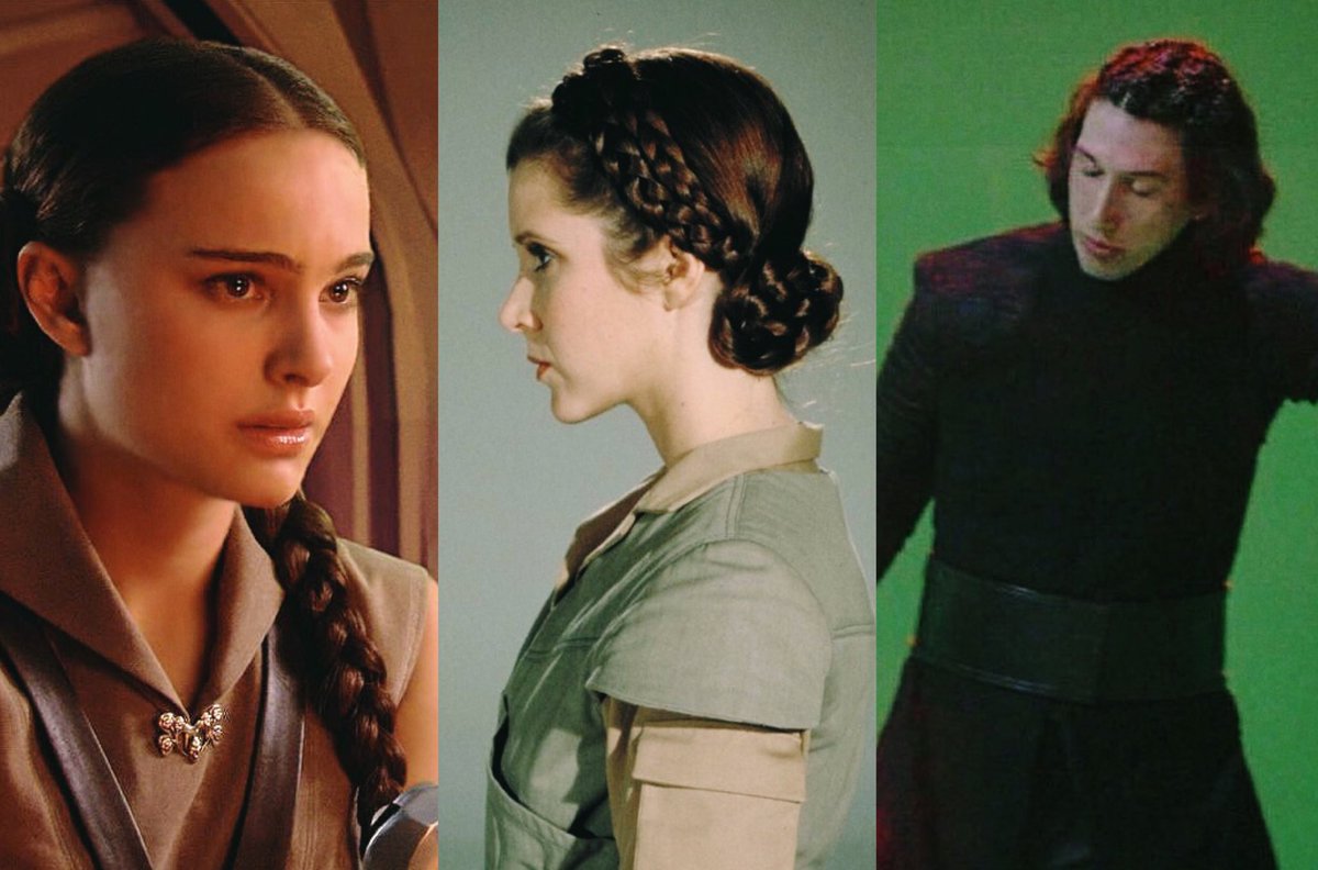 The braid game is strong with the Skywalkers.~~ But where is anakin ...