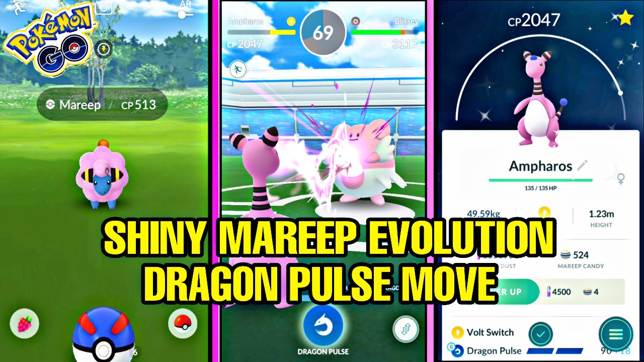 Shiny Mareep Evolution