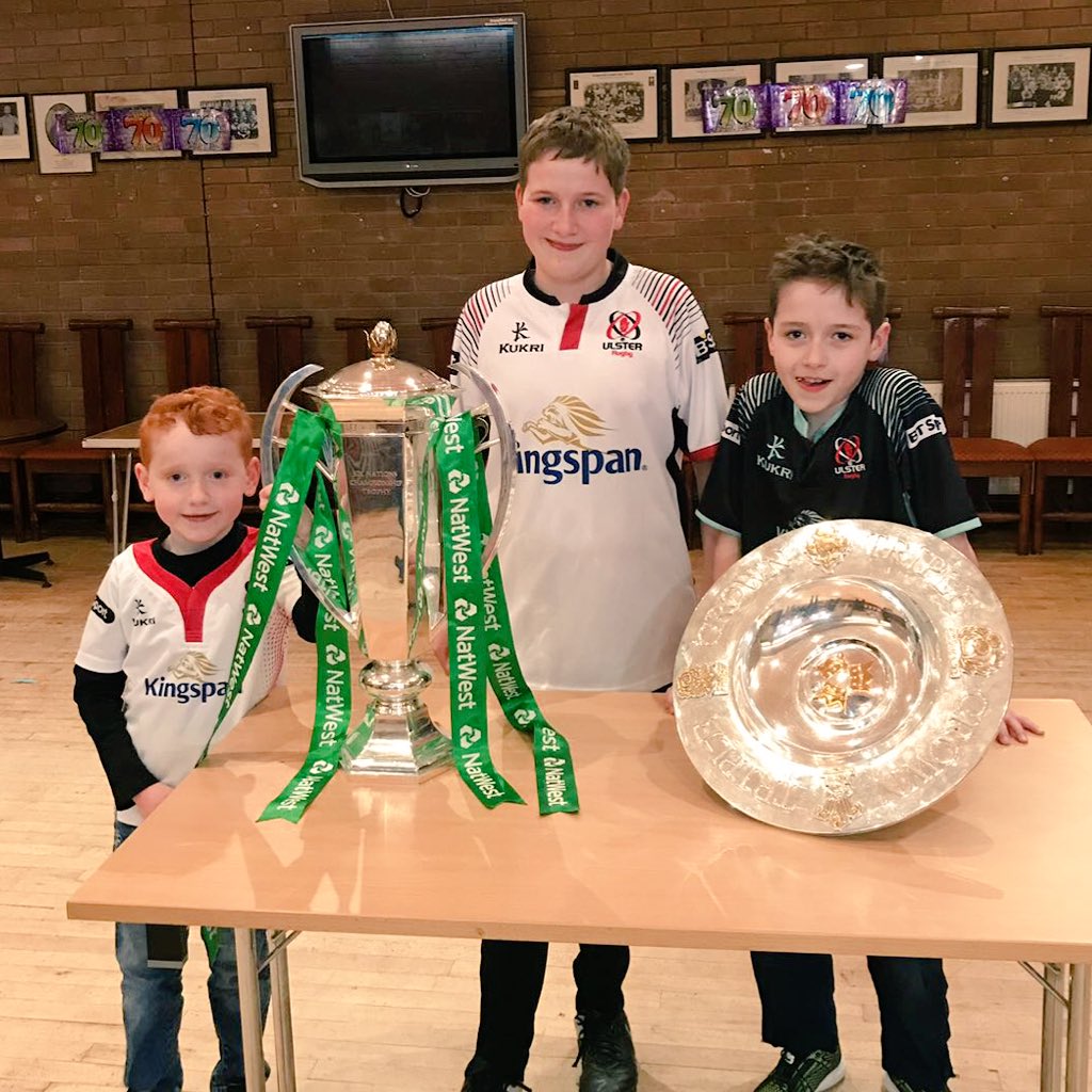 The Six Nations and Triple Crown trophies began their week long tour of ...