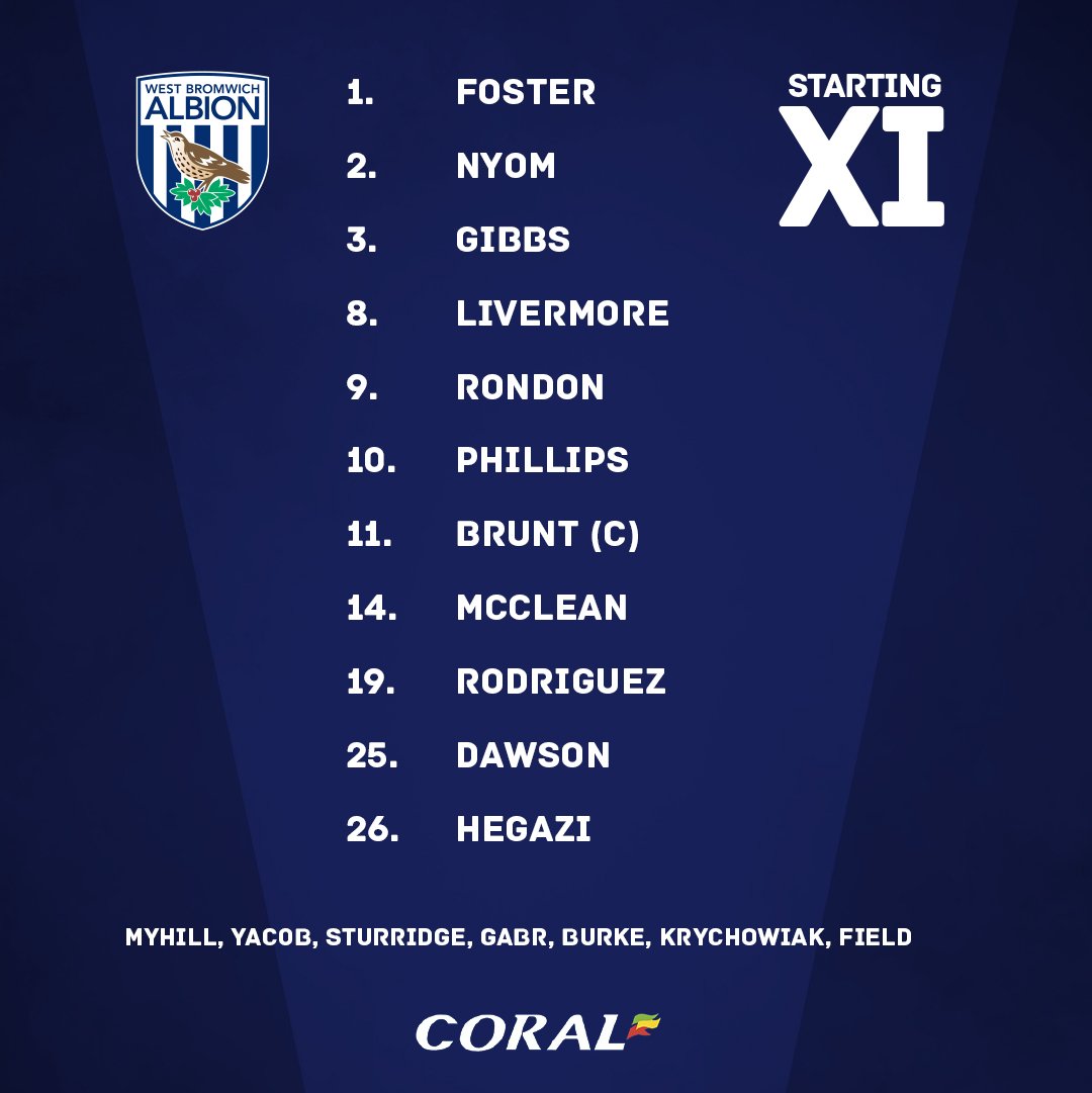 PL) 34R· 맨체스터 유나이티드 v WBA, 선발 라인업 : 클리앙