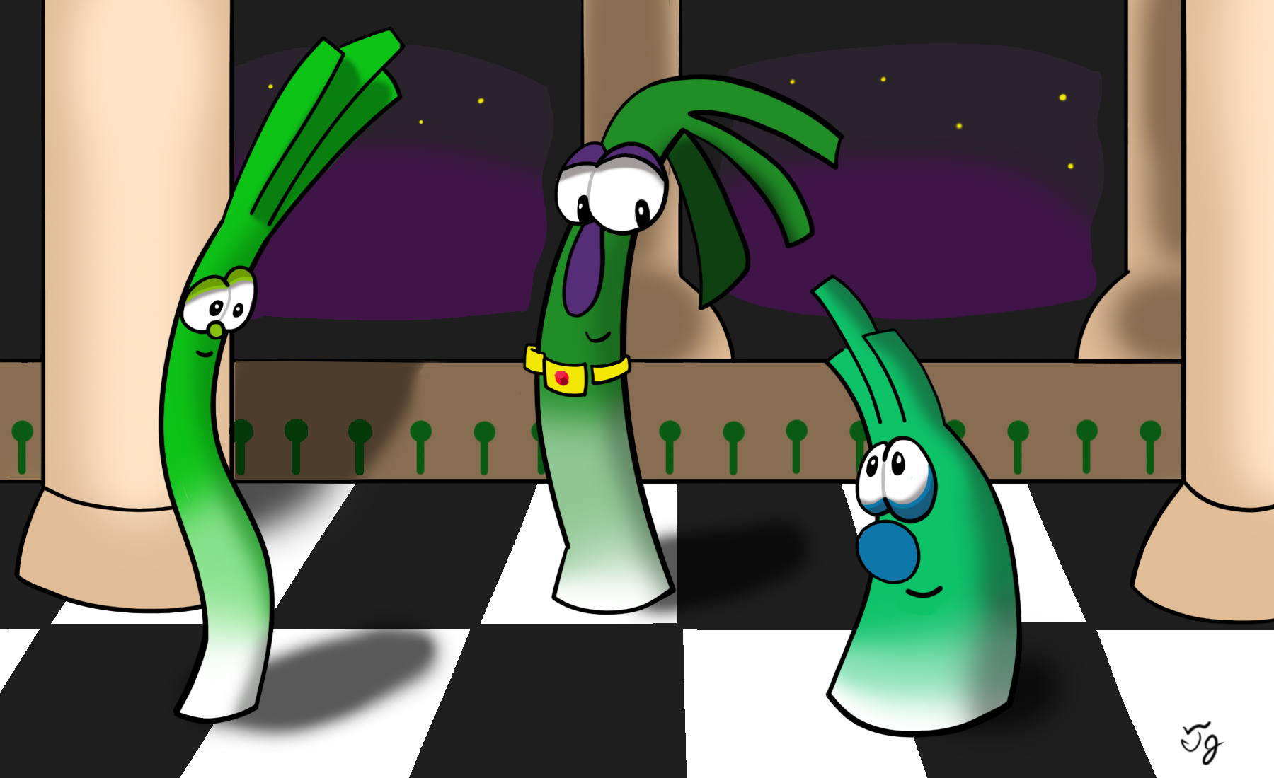 Scallions Veggietales Daniel VeggieTales Tale Of Two Sumos Read