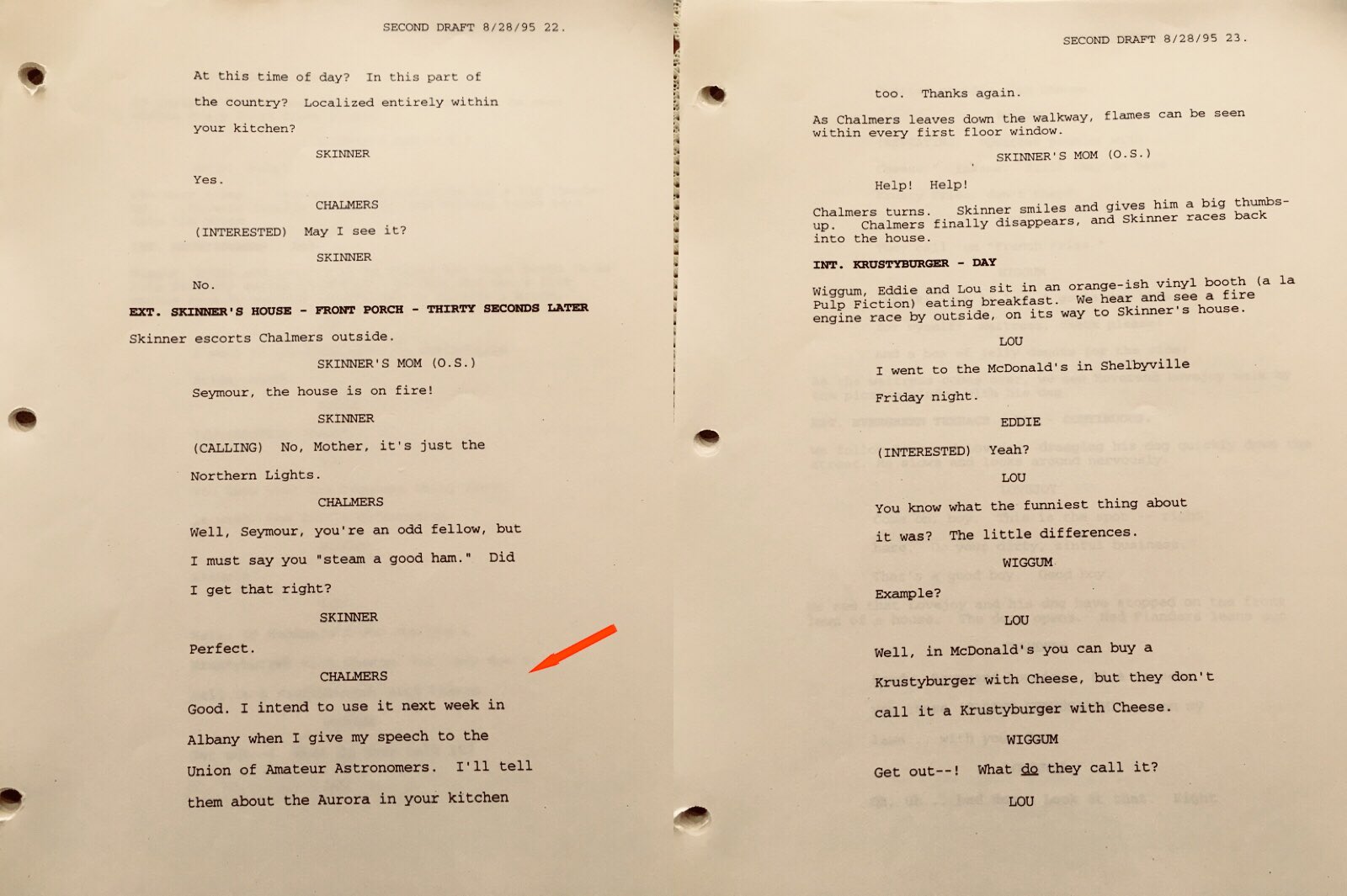 Steamed Hams but with original Chalmers dialogue that was cut | ResetEra