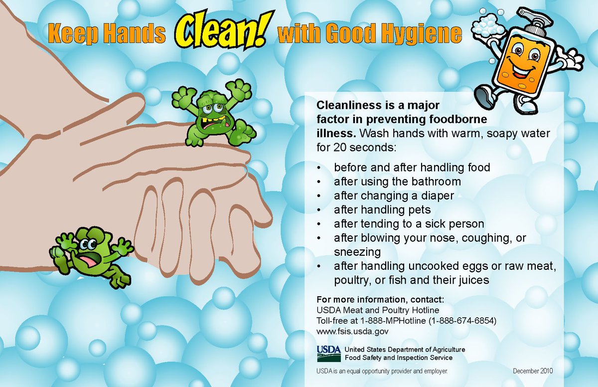 USDA Food Safety on Twitter: "Have you washed your hands lately? Germs ...