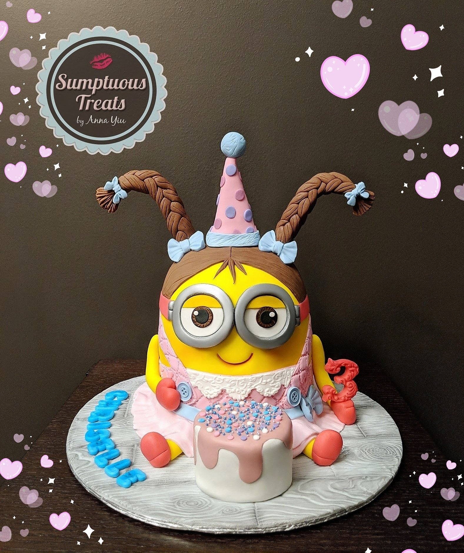 Simple Minion Birthday Cake