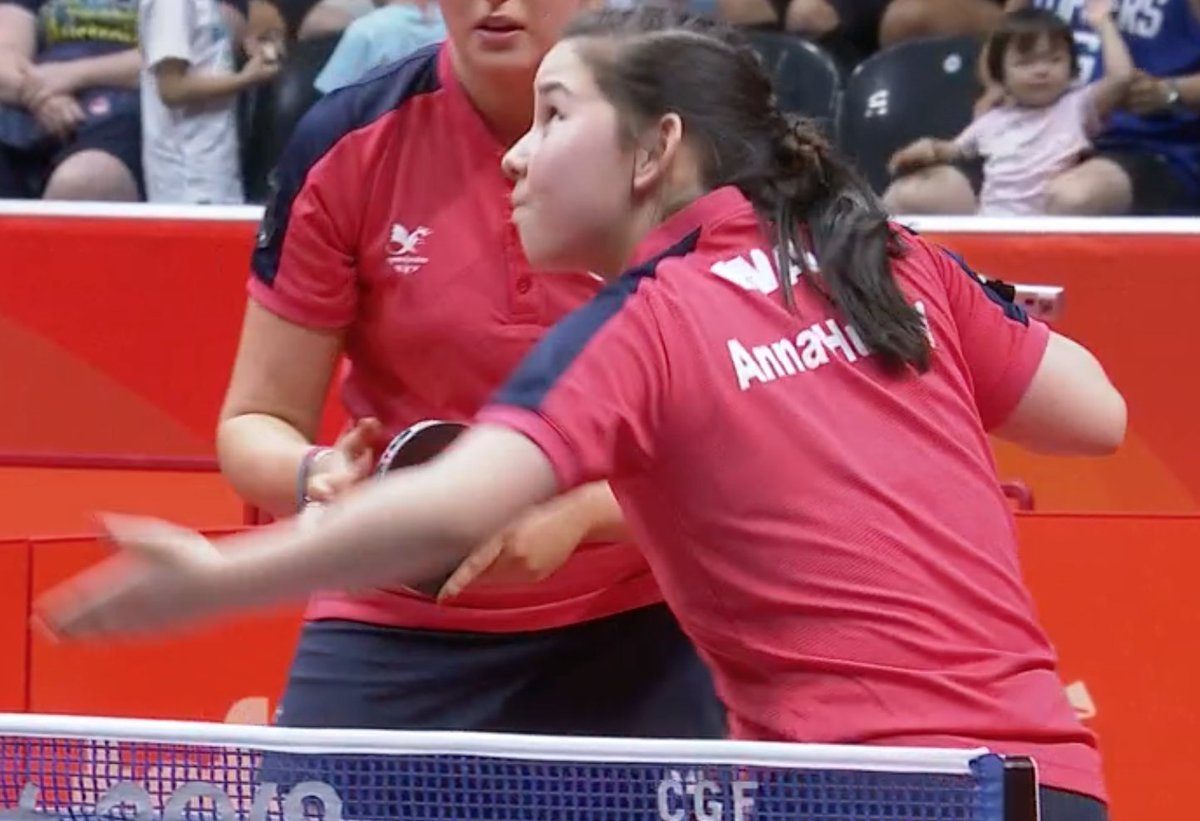 11-year-old Anna Hursey wins on her debut in the Commonwealth Games ...