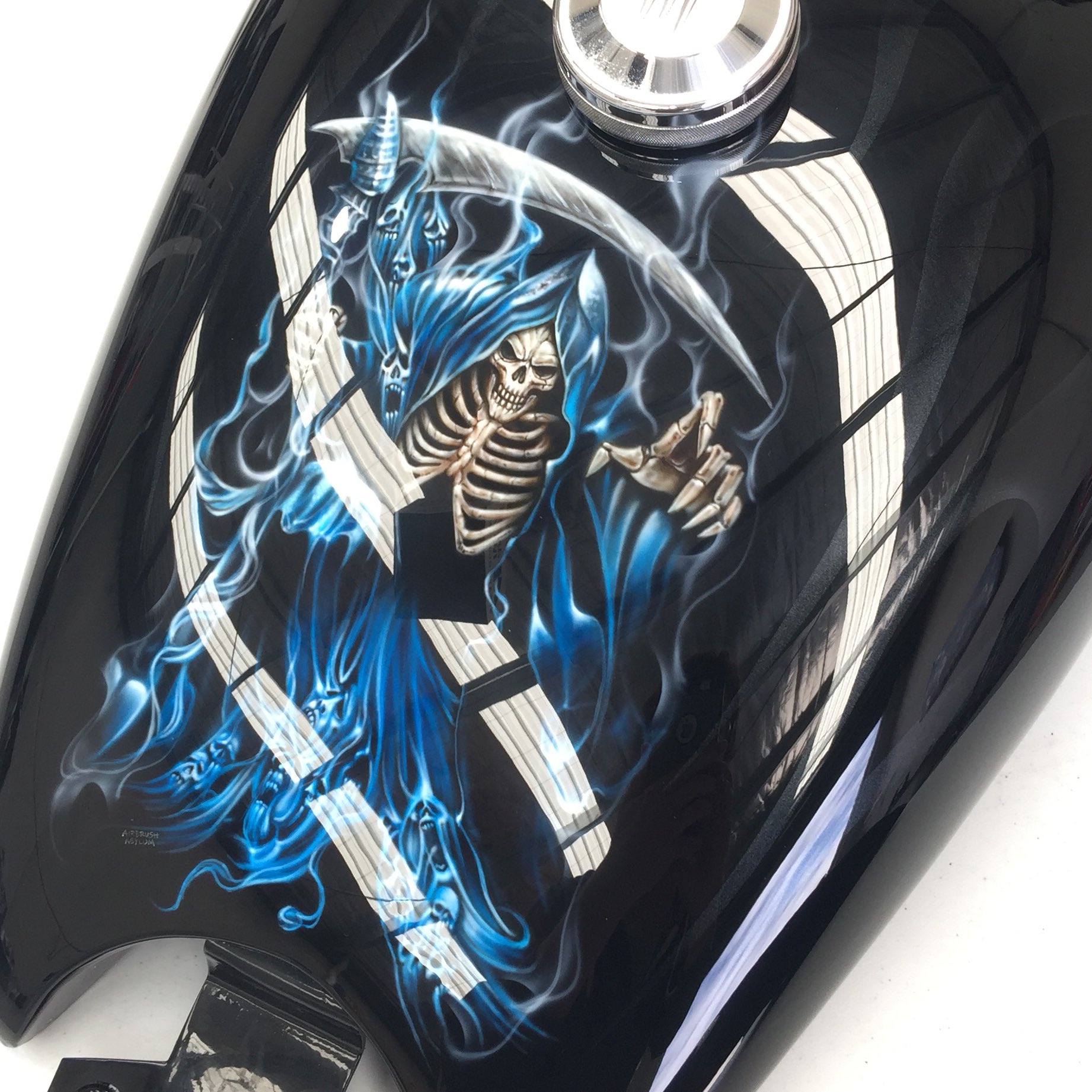 Airbrush Art Grim Reaper