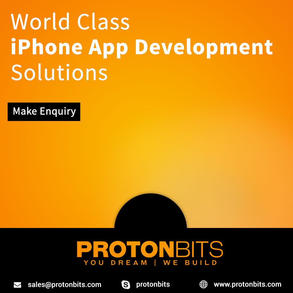 ProtonBits on Twitter: "World Class iPhone App Development Company in India, USA and Poland ...