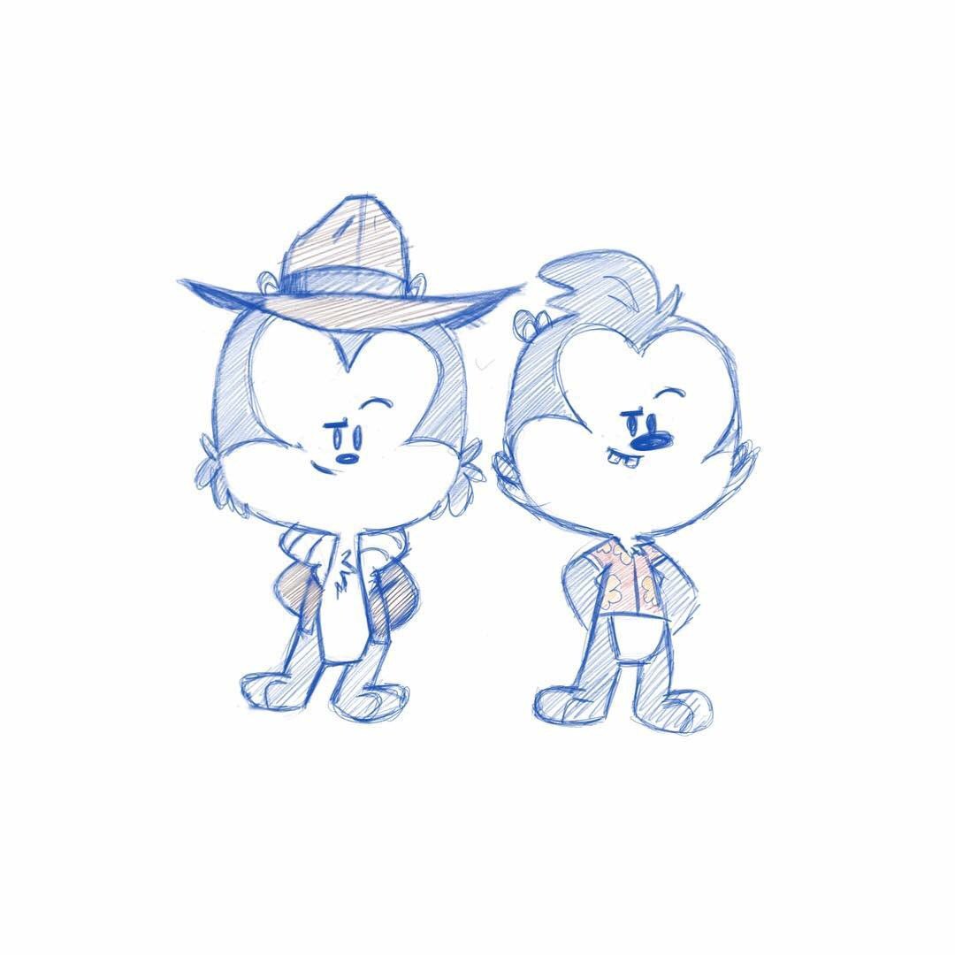 Chip And Dale Sketch