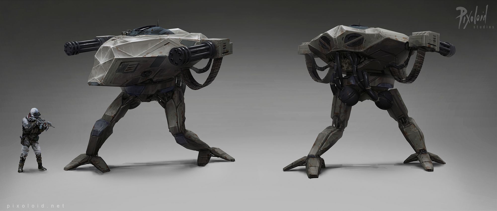 Robot Soldier Concept Art