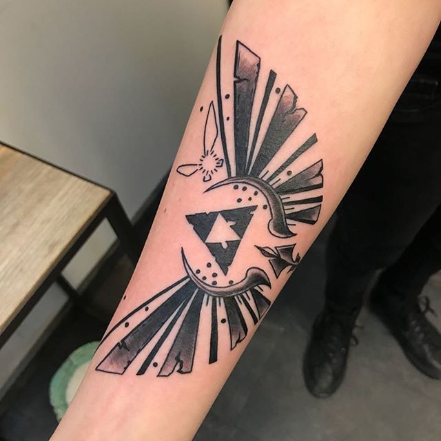 Triforce Hyrule Tattoos