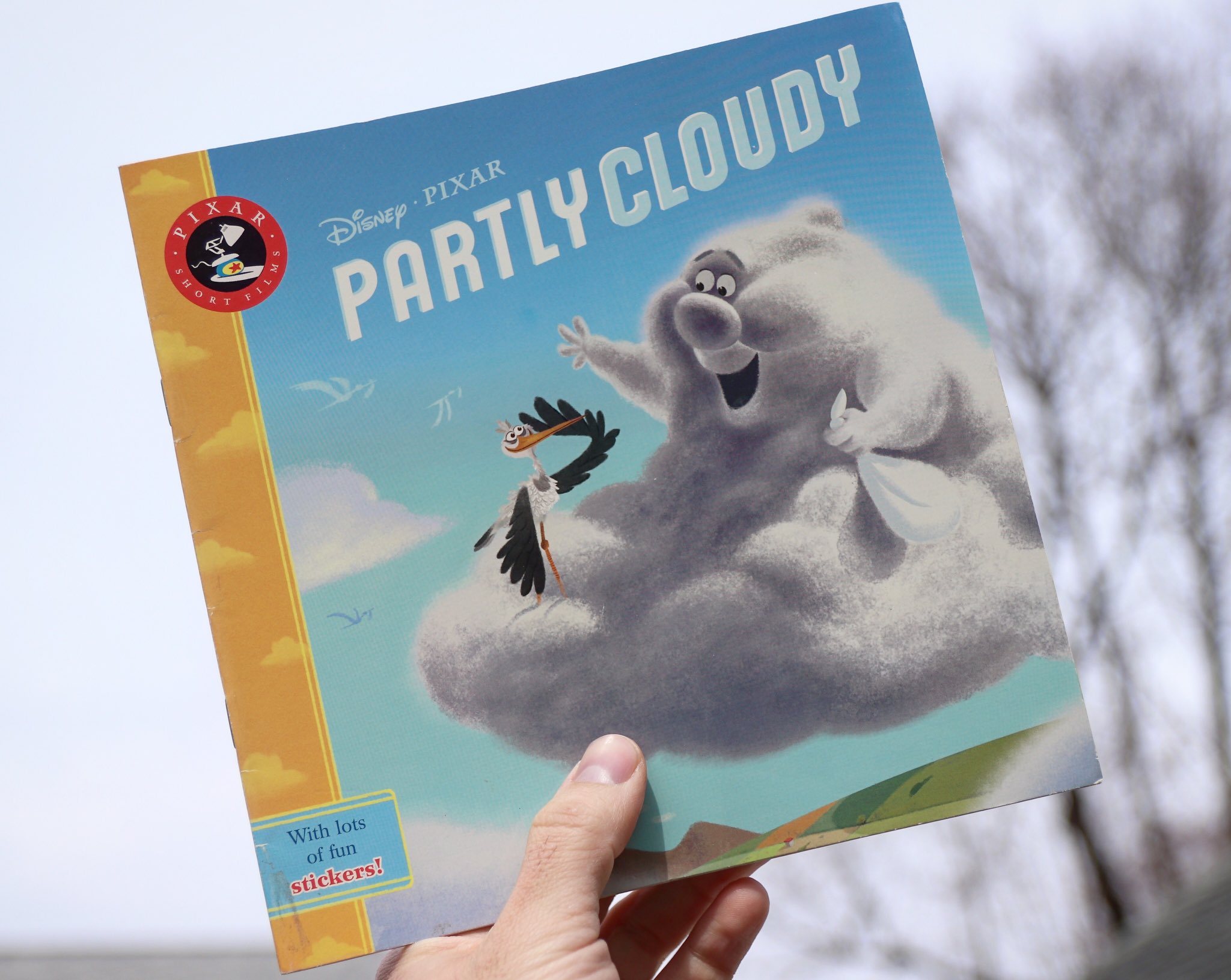 Partly Cloudy Pixar Poster