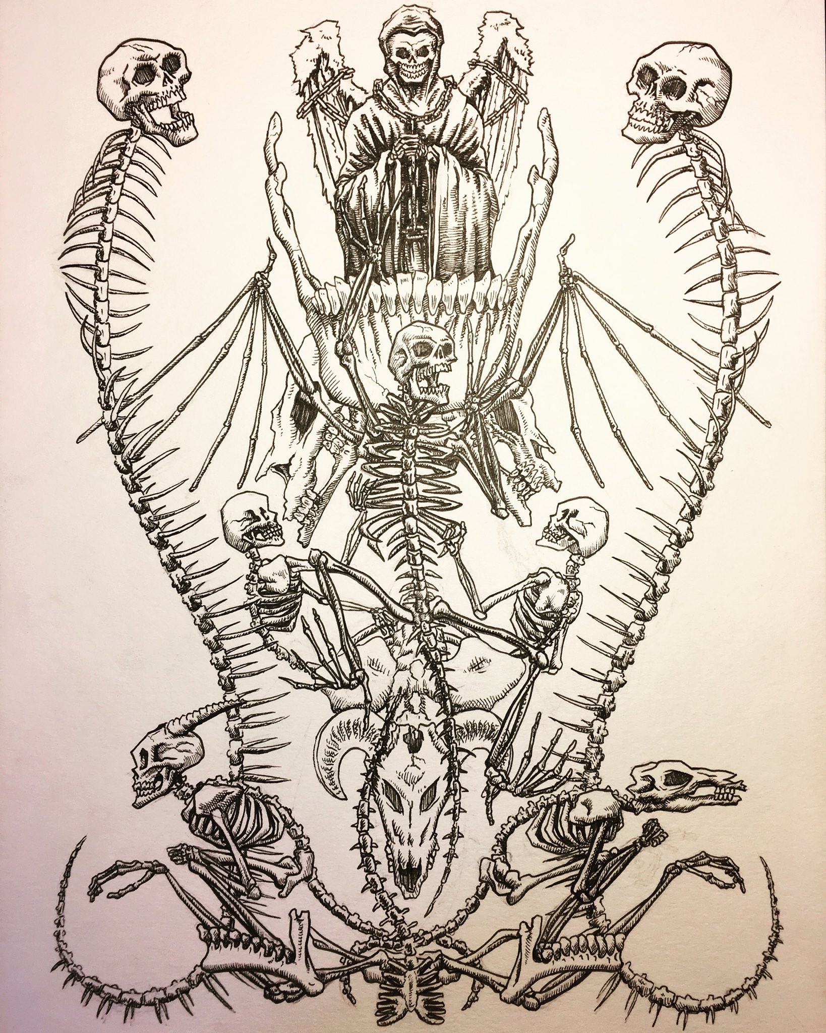 Creepy Skeleton Weird