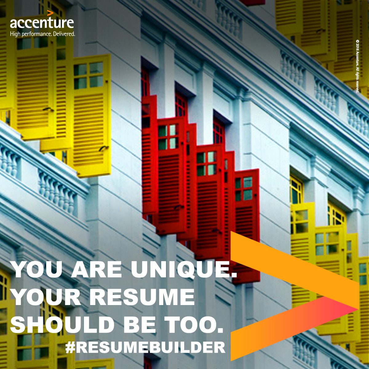 Accenture Infographic Resume