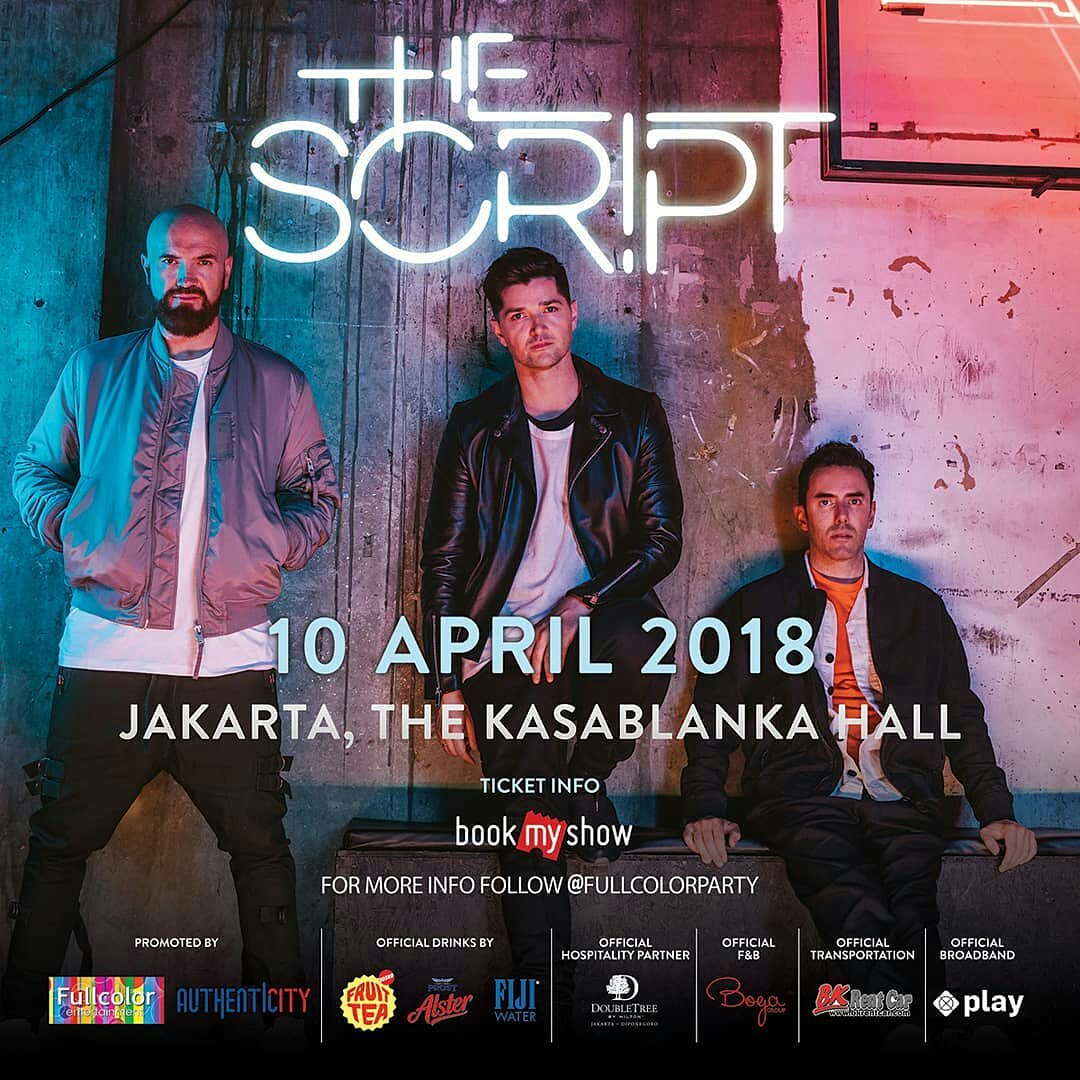 The Script Freedom Child Tour Jakarta 2018 | Wiwin's Blog