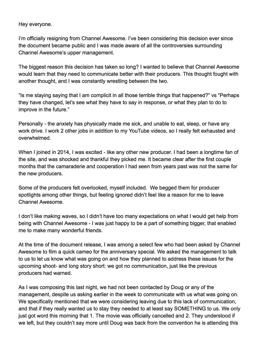 "Channel Not So Awesome" - Ex-contributors of Channel Awesome detail a ...