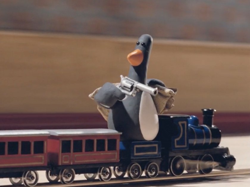Wallace And Gromit Train Chase
