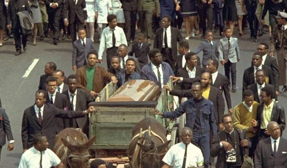 Martin Luther King Jr Funeral Procession