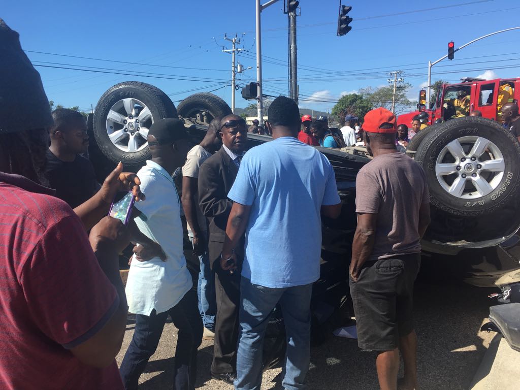 Technology Minister rushed to hospital after being injured in Portmore ...