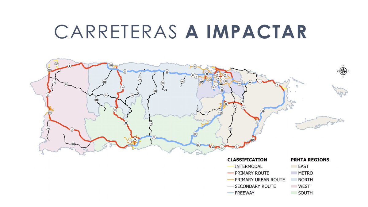 Mapa De Carreteras Puerto Rico