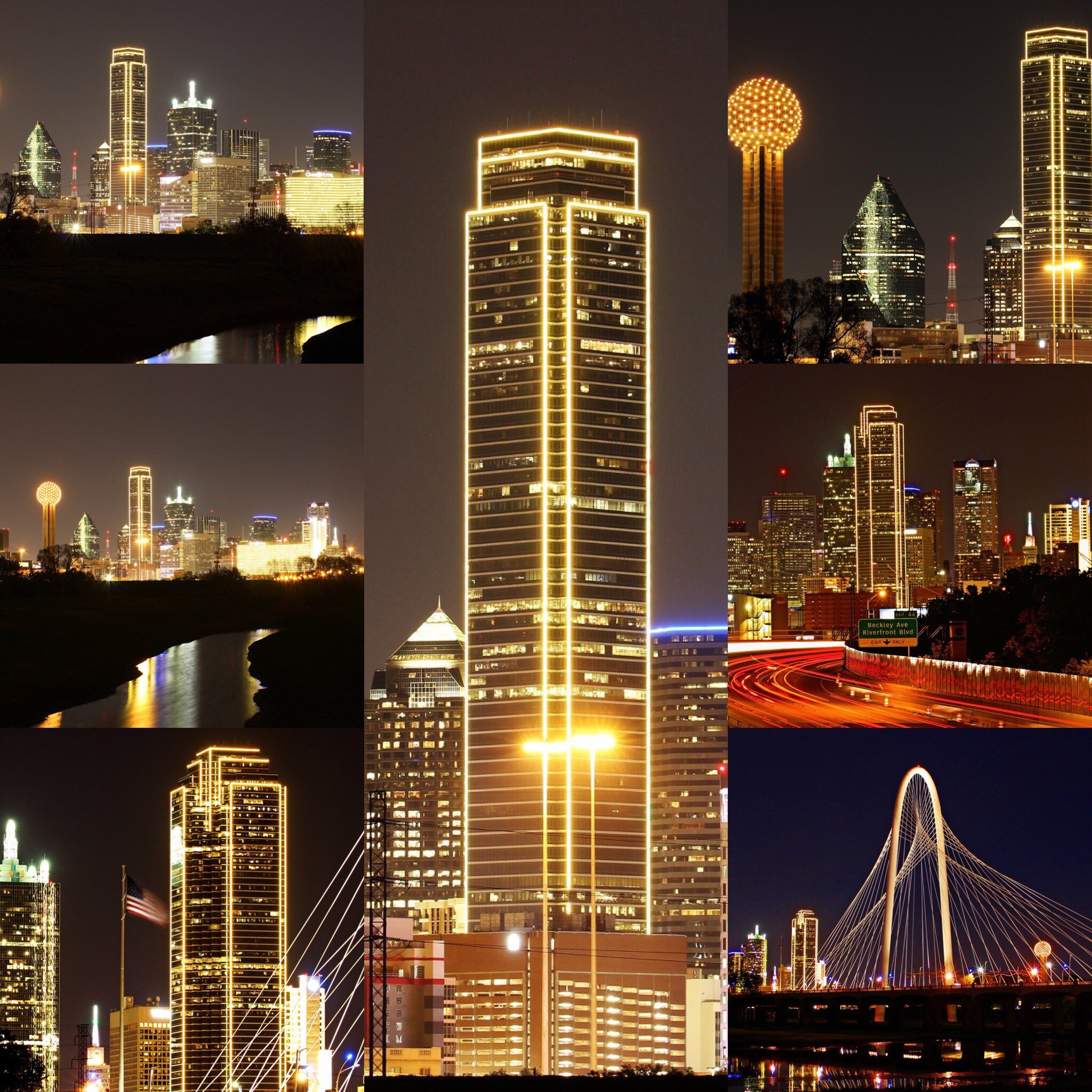 2018 Dallas Skyline At Night City Fosters Small Business And Startup