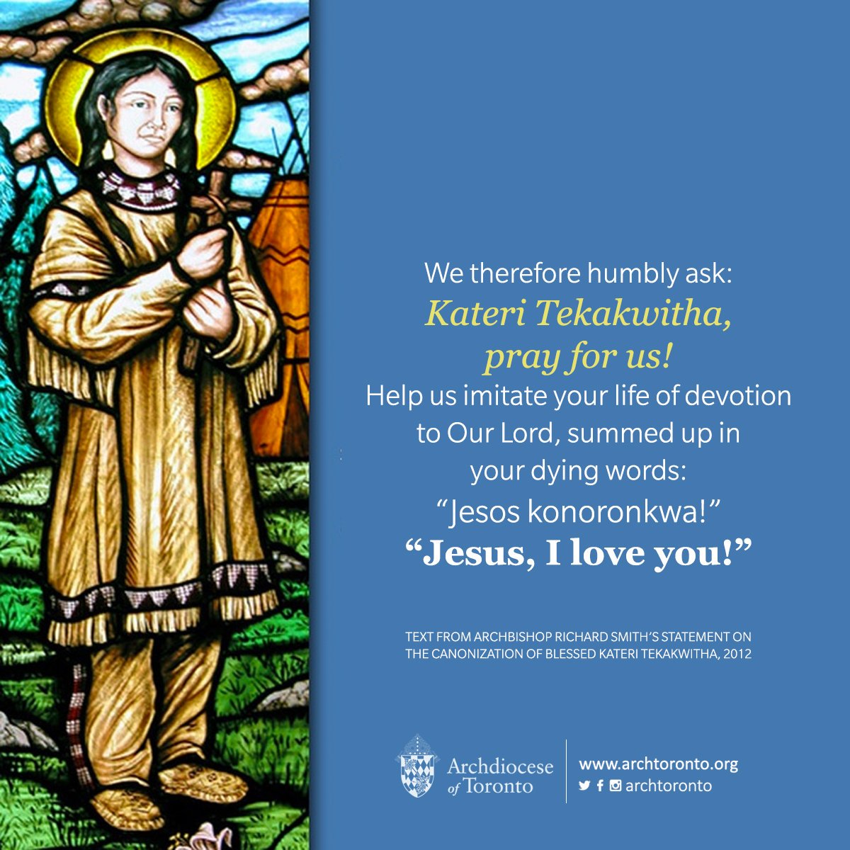 Kateri Tekakwitha Prayer