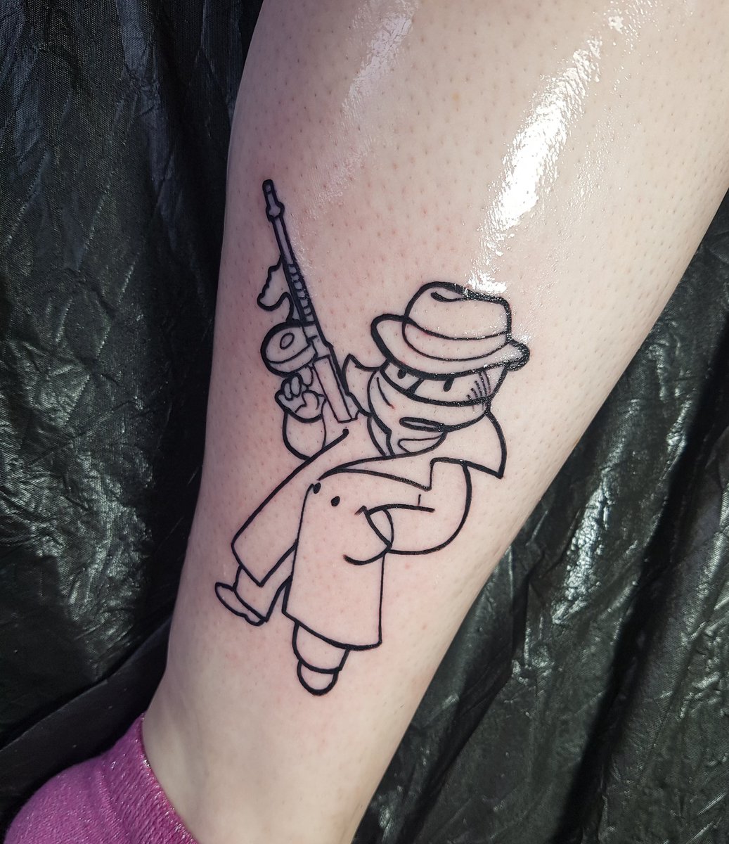 Fallout Vault Boy Tattoo