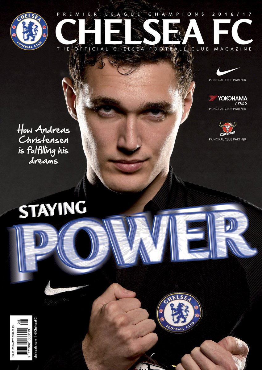 Today's birthday boy, Andreas Christensen is the cover star of this ...