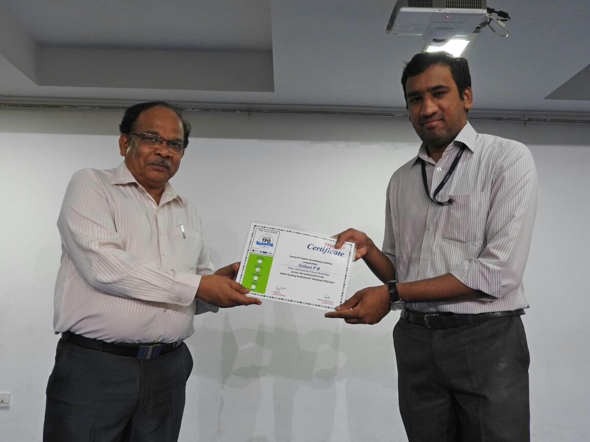 CENTA on Twitter: "Proud moment for Chirec International School in #Hyderabad - Principal Mr ...