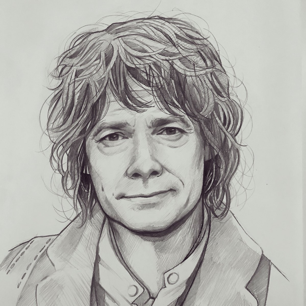Martin Freeman Bilbo Sketch