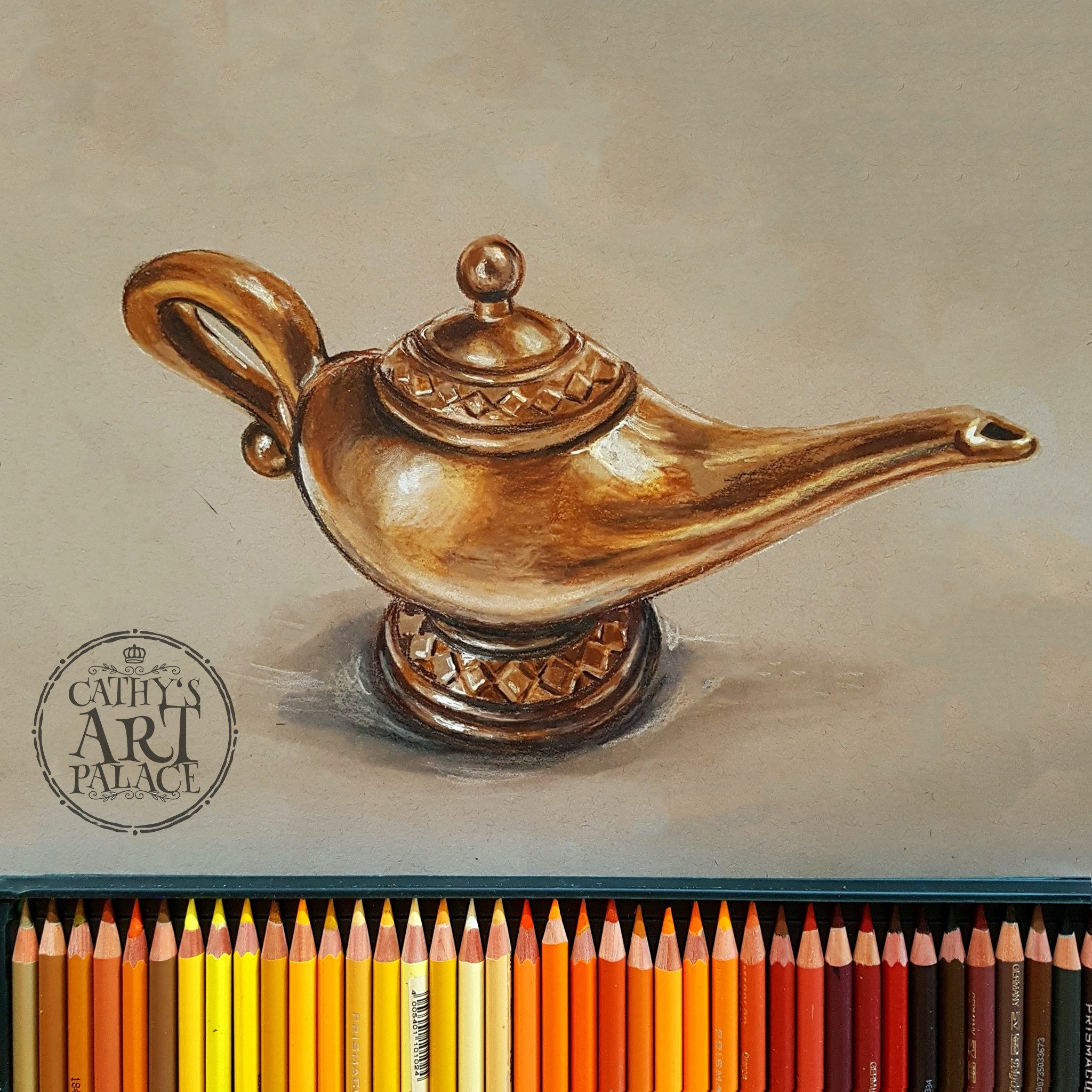 Disney Aladdin Lamp Drawing
