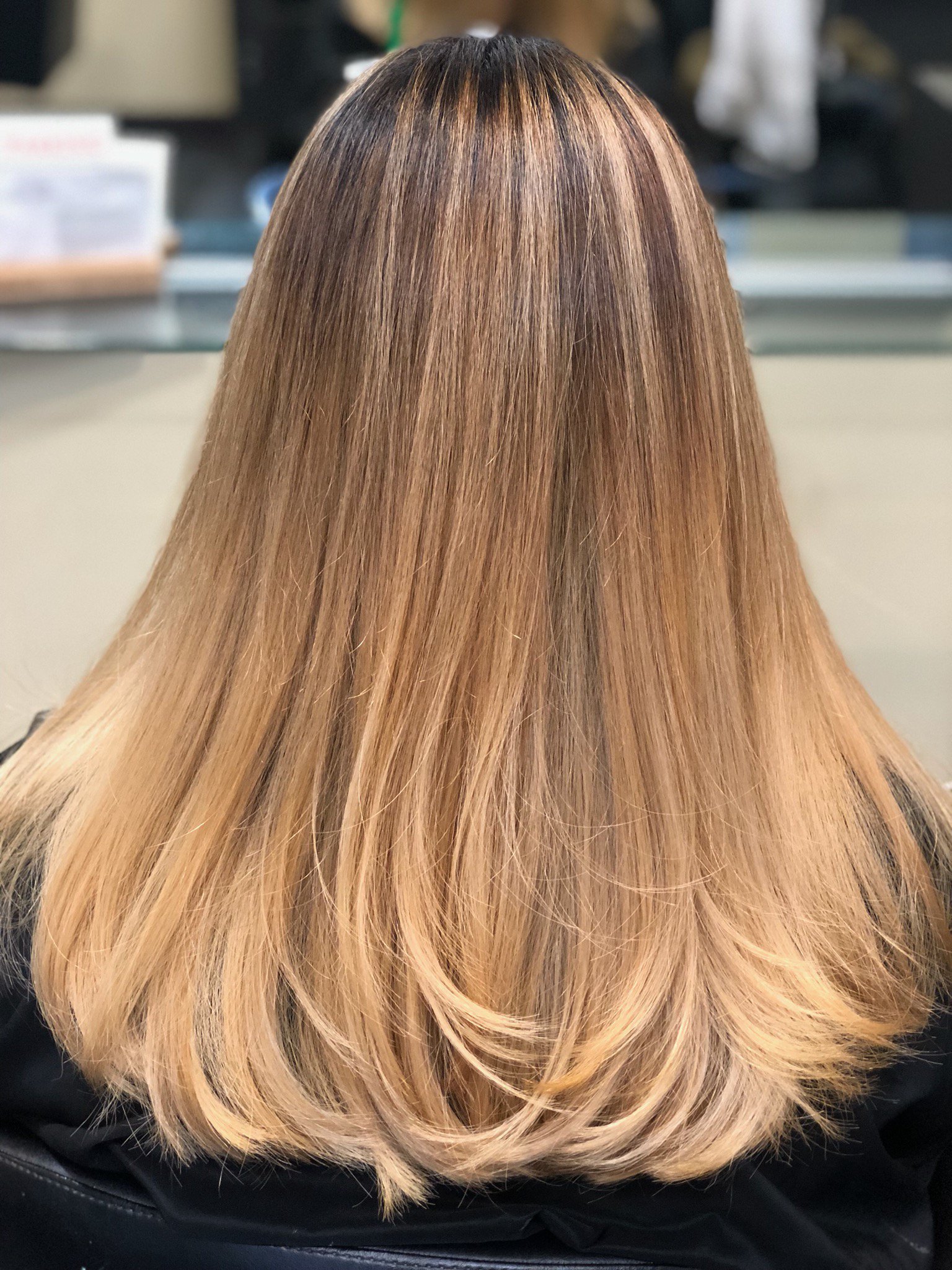 Sombre Straight Hair