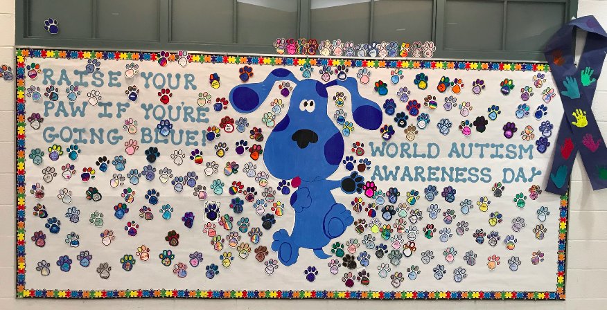 Paw Print Bulletin Board Ideas