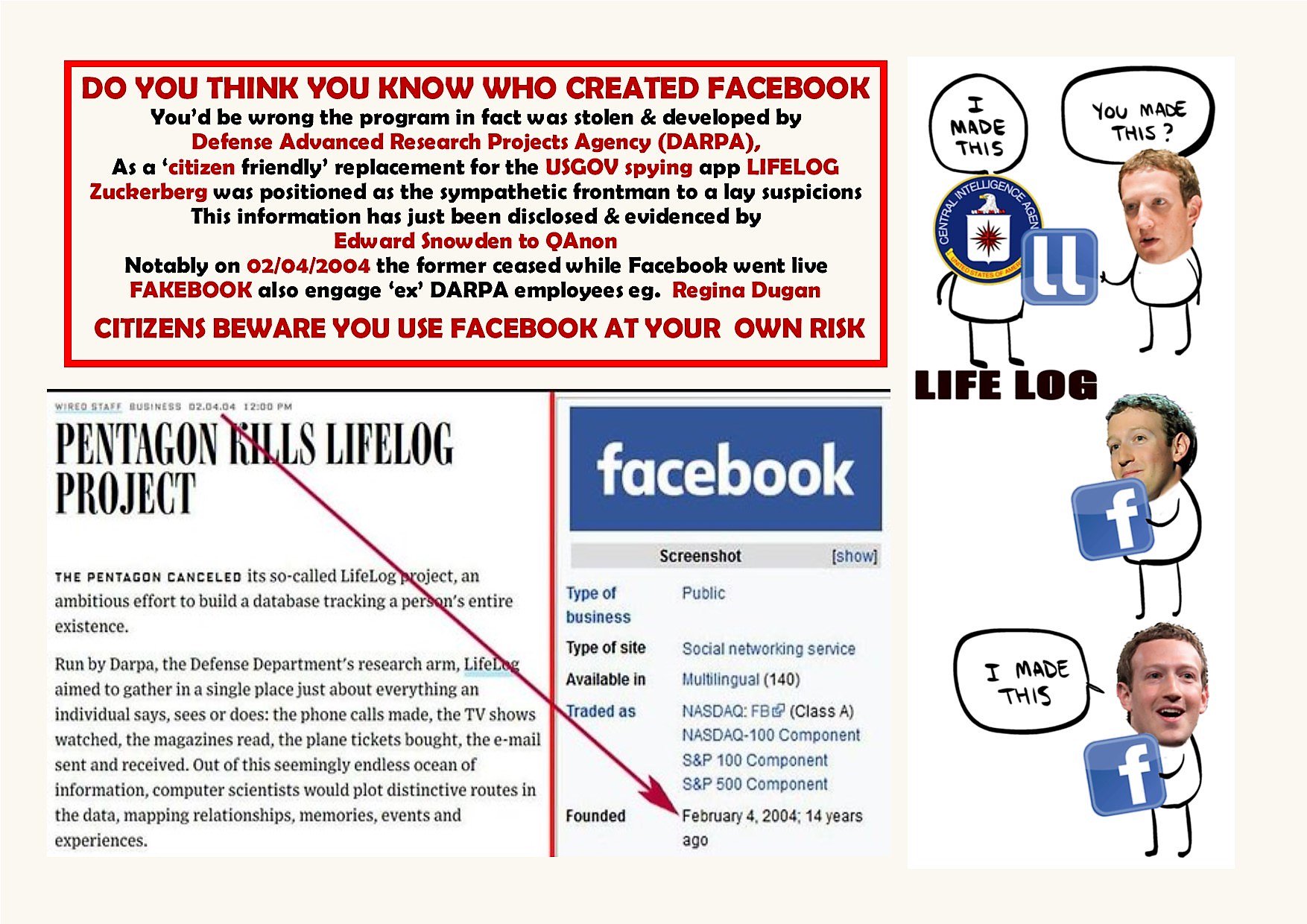 Facebook's Zuckerberg Says His Data Was Harvested