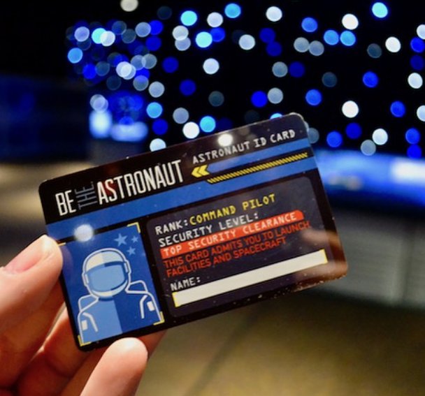 Official Astronaut Id Card