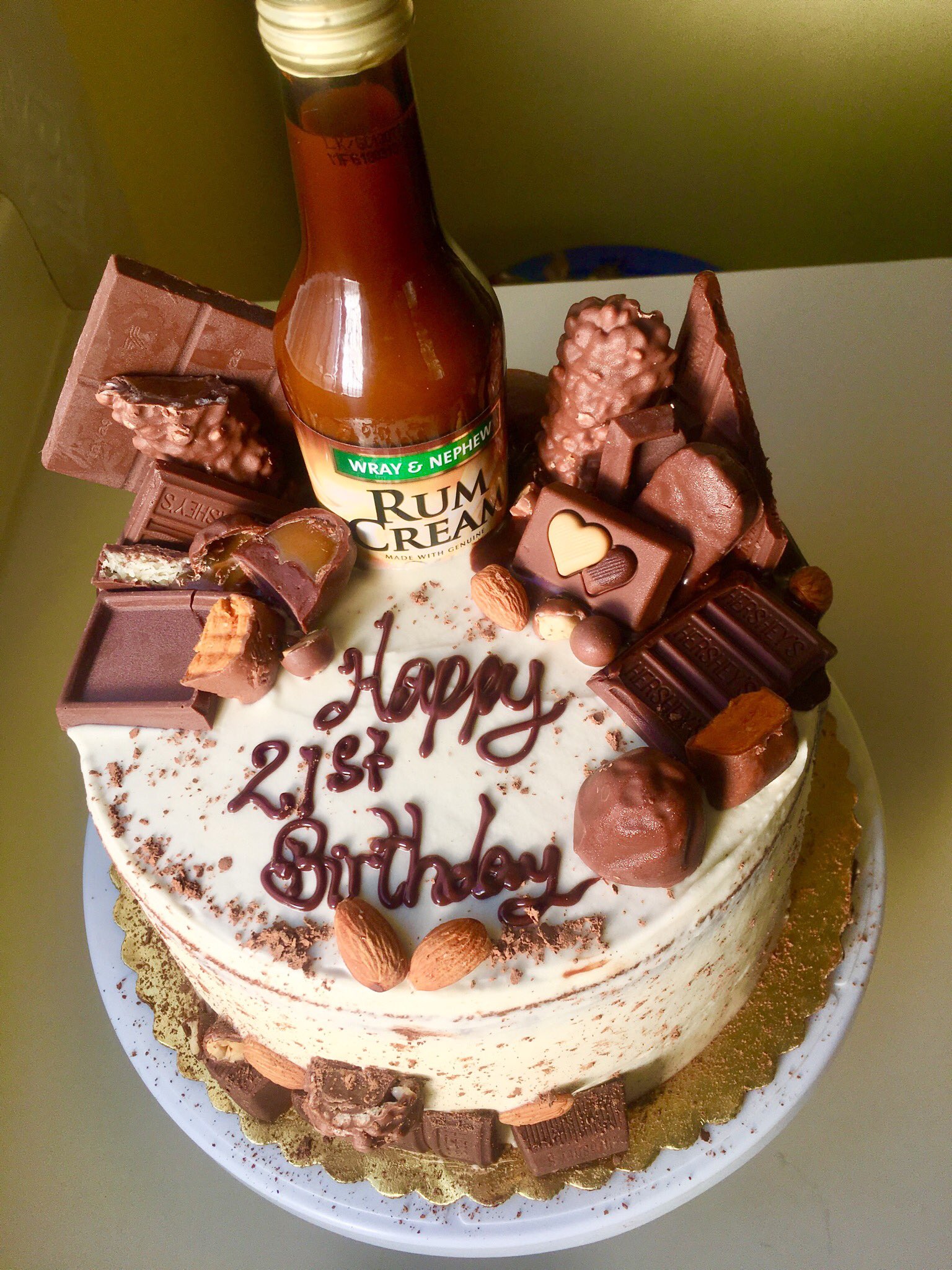 Rum Cake Birthday Memes Adult Birthday Card Funny Slogan Text Stock