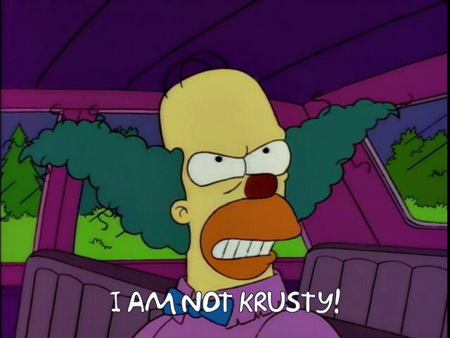 What Does Krusty The Clown Look Like Without Makeup | Makeupview.co