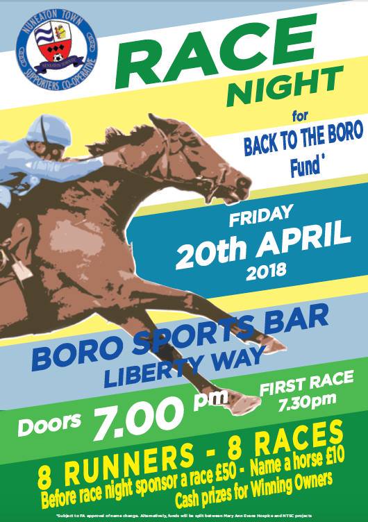 Race Night Poster Template